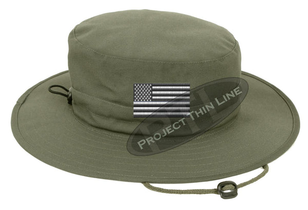 Project Thin Line Embroidered Tactical American Adjustable Boonie Hat